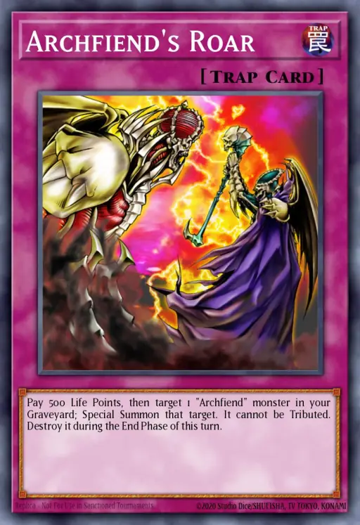 Archfiend's Roar — Goat Format Card | Goat World | Goat World